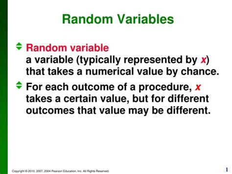 Ppt Random Variables Powerpoint Presentation Free Download Id9237944