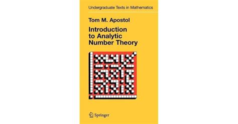Introduction To Analytic Number Theory By Tom M Apostol