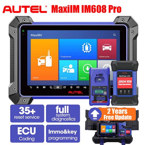 Autel MaxiIM IM608 Pro 10 1 Inch IMMO Key FOB Programming Tool With