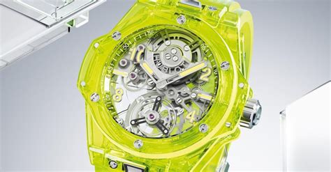 Hublots Latest Big Bang Watch Is A Neon Yellow Stunner Maxim