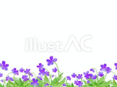 菫の花イラスト No 1031353｜無料イラスト・フリー素材なら「イラストac」