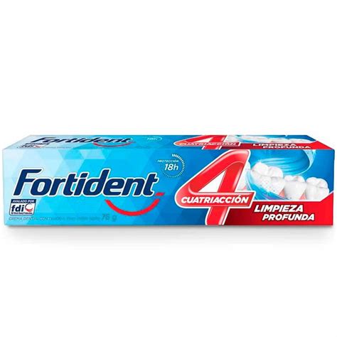 Crema Dental Fortident Limpieza Profunda X76 G
