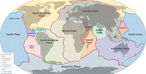 Map Of The Worlds Tectonic Plates Brilliant Maps