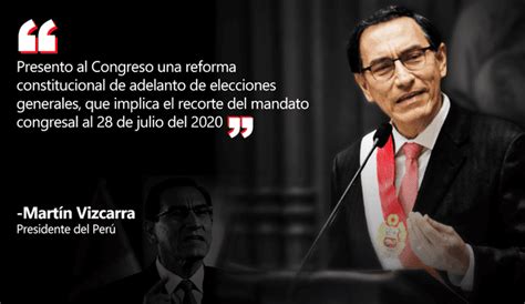 Martín Vizcarra Las Frases Que Dejó El Mensaje A La Nación Del