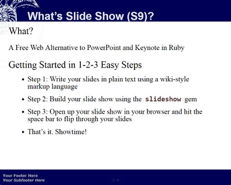 Gallery Slideshow Templates Free Web Alternative To Powerpoint And Keynote In Html Css N