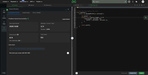 160daysofproblemsolving codingjourney geeksforgeeks problemsolving… v sai sanjana