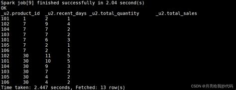 Hive SQL 每日一题统计最近1天 7天 30天商品的销量 阿里云开发者社区