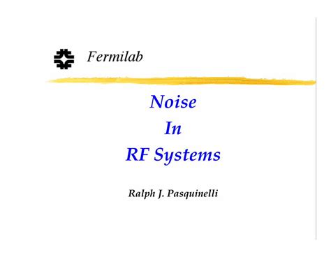Pdf Noise In Rf Systems Dokumen Tips