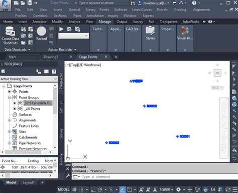 civil 3d cogo point labels autodesk community