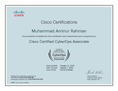 Cisco Certified Cyberops Associate Certificate Pdf