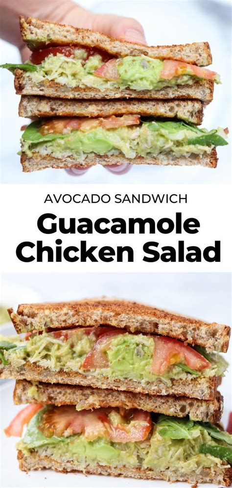 Guacamole Chicken Salad Monica Nedeff Recipe Healthy Vegetable