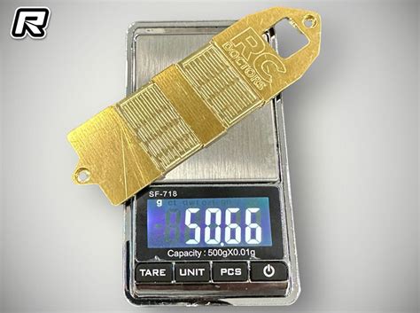 Red RC RC Doctors IF18 III Brass Battery Trays