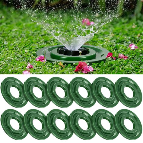 Ziliny 10 Pcs 5 Sprinkler Spray Guard Donut Plastic Sprinkler Guard