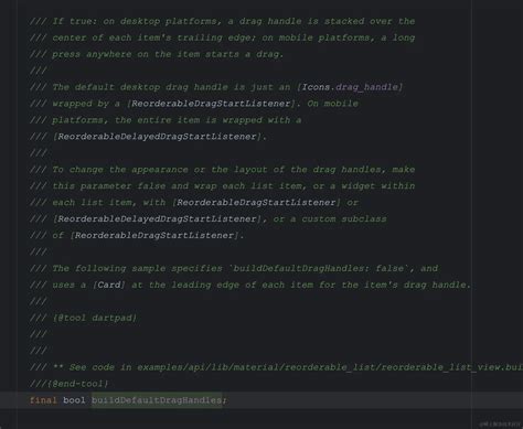 【flutter】官方拖动排序组件 reorderablelistview ，如何自定义拖动问题今天看到一个帖子。这个哥 掘金