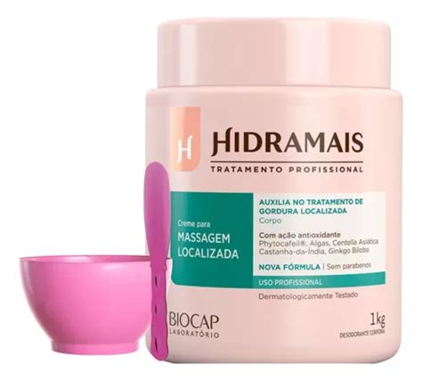 Creme Massagem Corporal Neutro Sem Perfurme Pote Espátula Fragrância