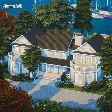 Best 13 Brindleton Bay Coastal Home The Sims 4 Artofit