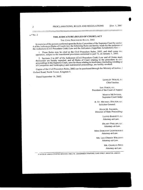 Cpr Gazette Publication Revoking The Cpr Code Giving Effect To The Cpr