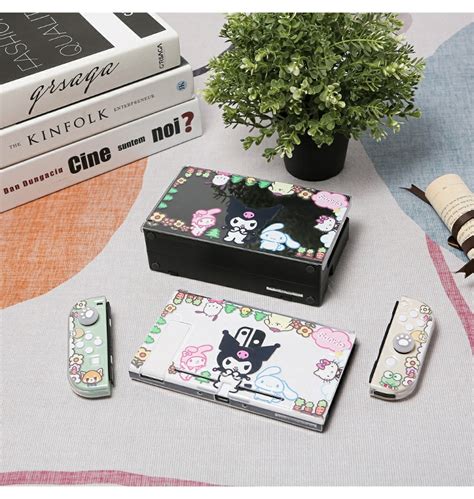 닌텐도스위치 Oled 올레드 케이스 토끼 산리오 쿠로미 투명 하드 베이스 독바 커버 티몬