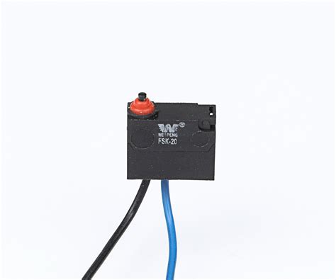 Waterproof Micro Switch Push Button Switch With Wire Stainless Push Button Switch And 3 Gang