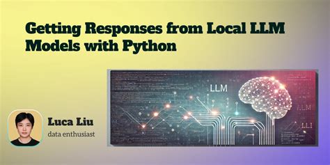 getting responses from local llm models with python dev community