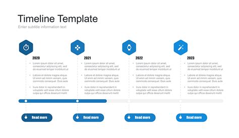 Timeline Powepoint Presentation Template Free Download