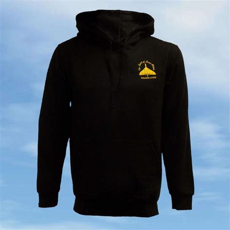 Hooded Sweatshirt Black Spirit Of Great Britain Vulcan To The Sky