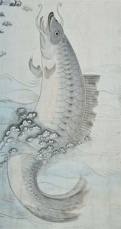 아름다운 만남 가회민화박물관 물고기 그림 그림 한국화