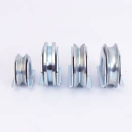 Galvanized Sliding Gate Groove Wheel With Double Plates From China