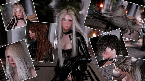 Skyrim Hair Pack 02 For Skyrim Se V 010dint 999 Youtube