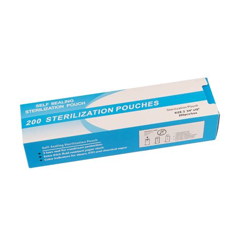 Self Sealing Sterilization Packaging Pouches Roll Sterilizer Pouch For