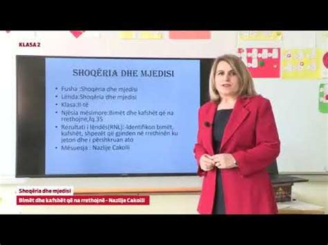 Klasa 2 Shoqëria dhe mjedisi Bimët dhe kafshët që na rrethojnë