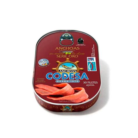 Anchoas Serie Oro Codesa 165 Gr Ficolumé