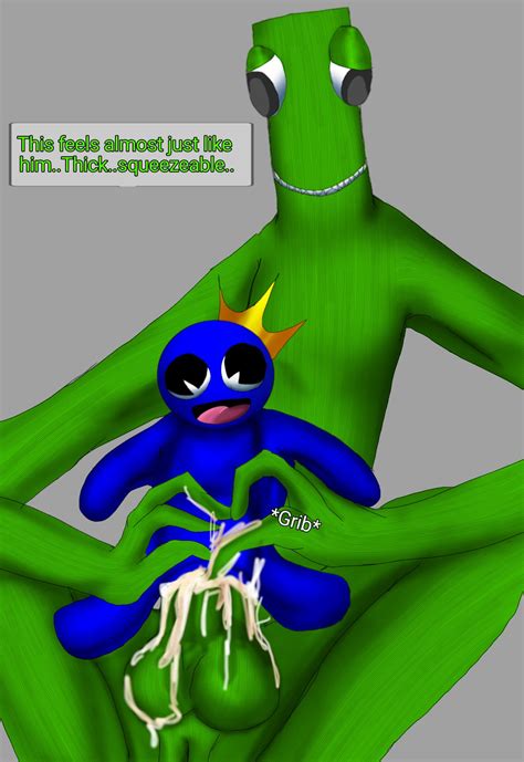 Post 5791040 Blue Green Justjenna Artist Rainbow Friends Roblox