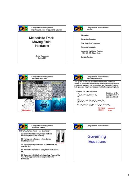 methods to track moving fluid interfaces pdf computational fluid