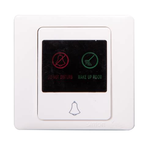 Simon Door Bell With DND MUR Indicator White TACC Shop Online Today