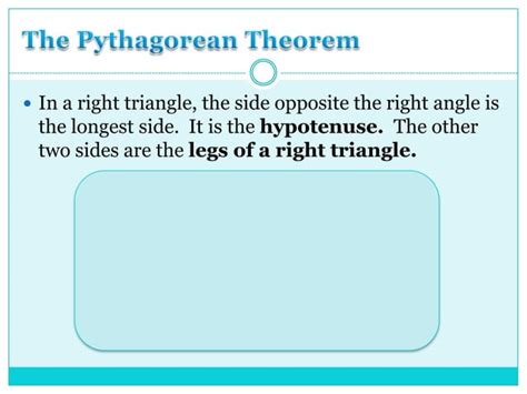 The Pythagorean Theorem | PPTX | Physics | Science