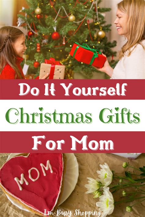 Easy And Heartwarming Diy Christmas T For Mom Im Busy Shopping