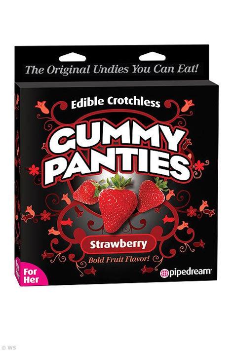 Pipedream Edible Crotchless Gummy Panties Strawberry Anne Babes House