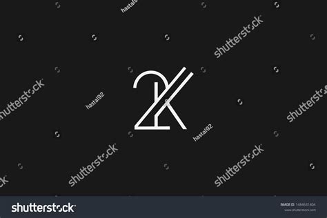 2k K2 Letter Logo Initials Vector Stock Vector Royalty Free