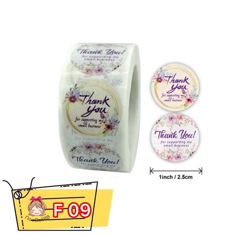 สินค้าพร้อมส่งจ้า สติ๊กเกอร์ขอบคุณ สติ๊กเกอร์ Thank You สติ๊กเกอร์ติด