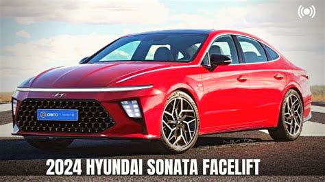 Hyundai Sonata Facelift First Look Rendered Interior Exterior