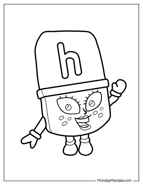 26 Alphablock Coloring Pages Free Pdf Printables