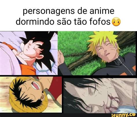 Personagens De Anime Dormindo São Tão Fofos Ifunny Brazil