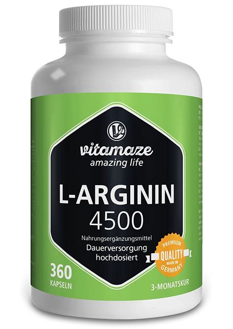 L-Arginin Test & Vergleich 05/2025 » GUT bis SEHR GUT