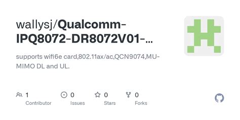 Github Wallysjqualcomm Ipq8072 Dr8072v01 Wifi 6e Industrial