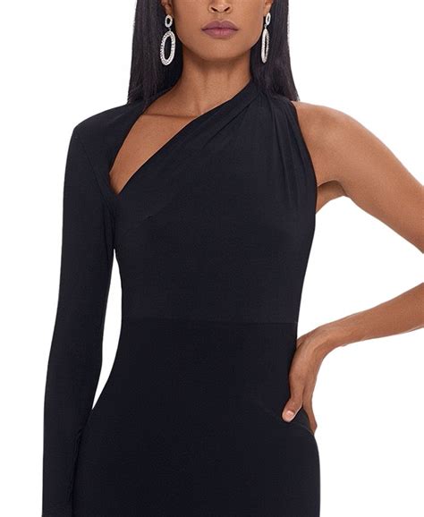 Betsy And Adam Asymmetrical One Shoulder Sheath Dress Macys