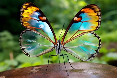 Premium Photo Glasswing Butterfly Natures Wonder