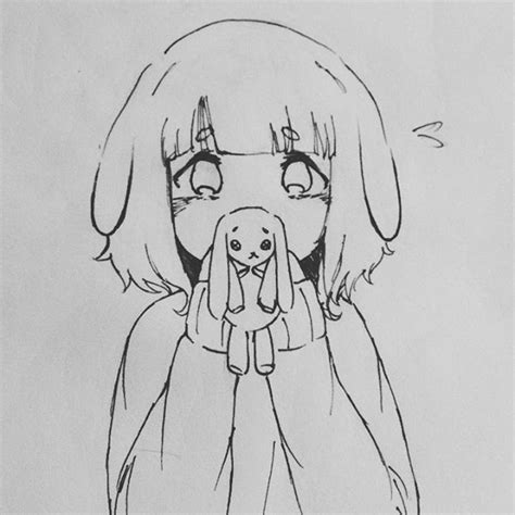 Inktober Day 7 ∩´﹏`∩ Bunniess Inktober Inktober2017 Shy