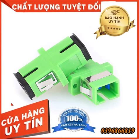 100 Đầu Nối Dây Quang Coupler Sc Apc Adapter Quang Sc Apc Shopee