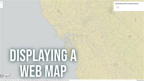 Displaying An Arcgis Web Map In Javascript Youtube